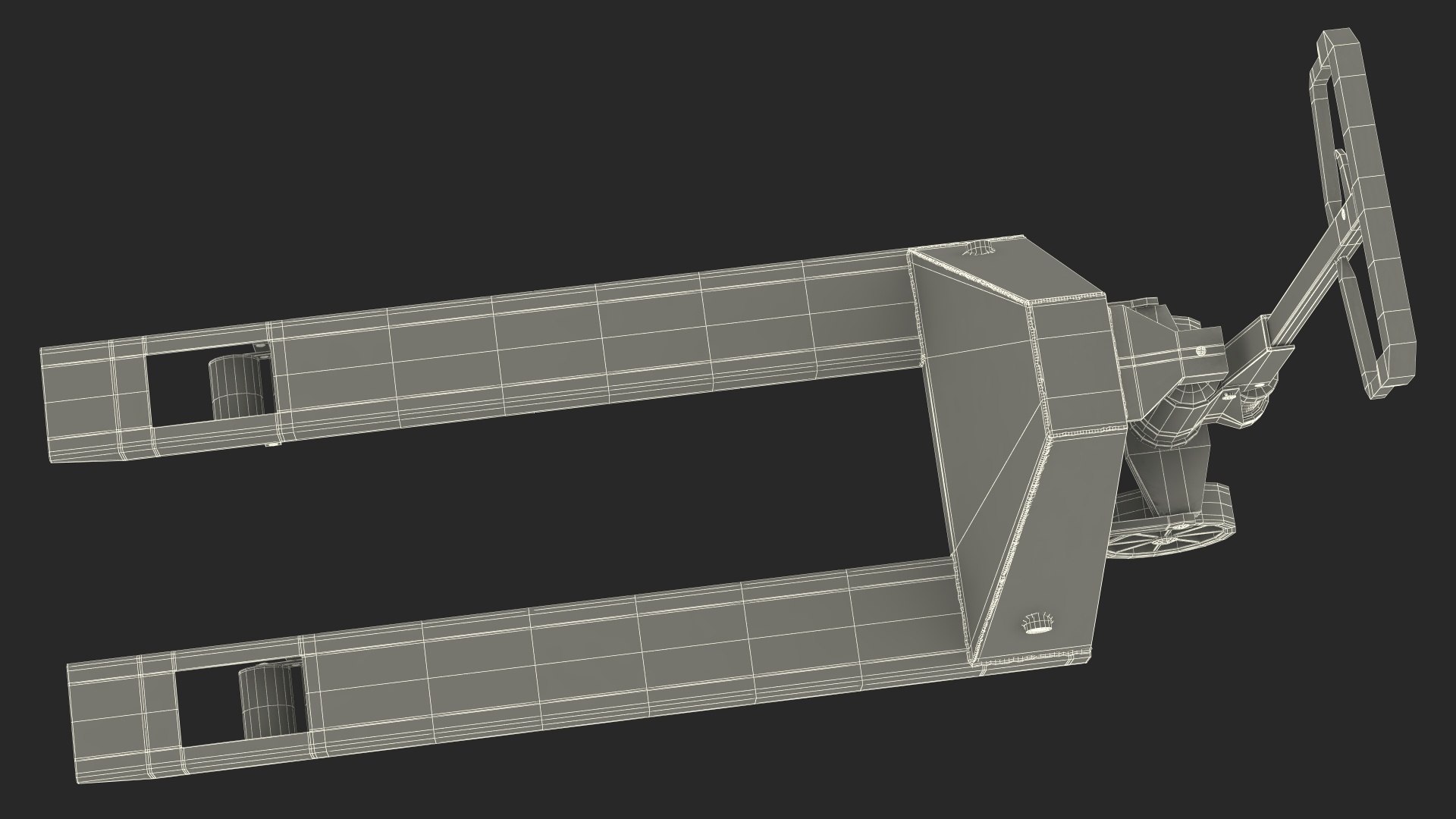 Lion Premium Pallet Jack Rigged With Wooden Crates Rigged 3D Model ...