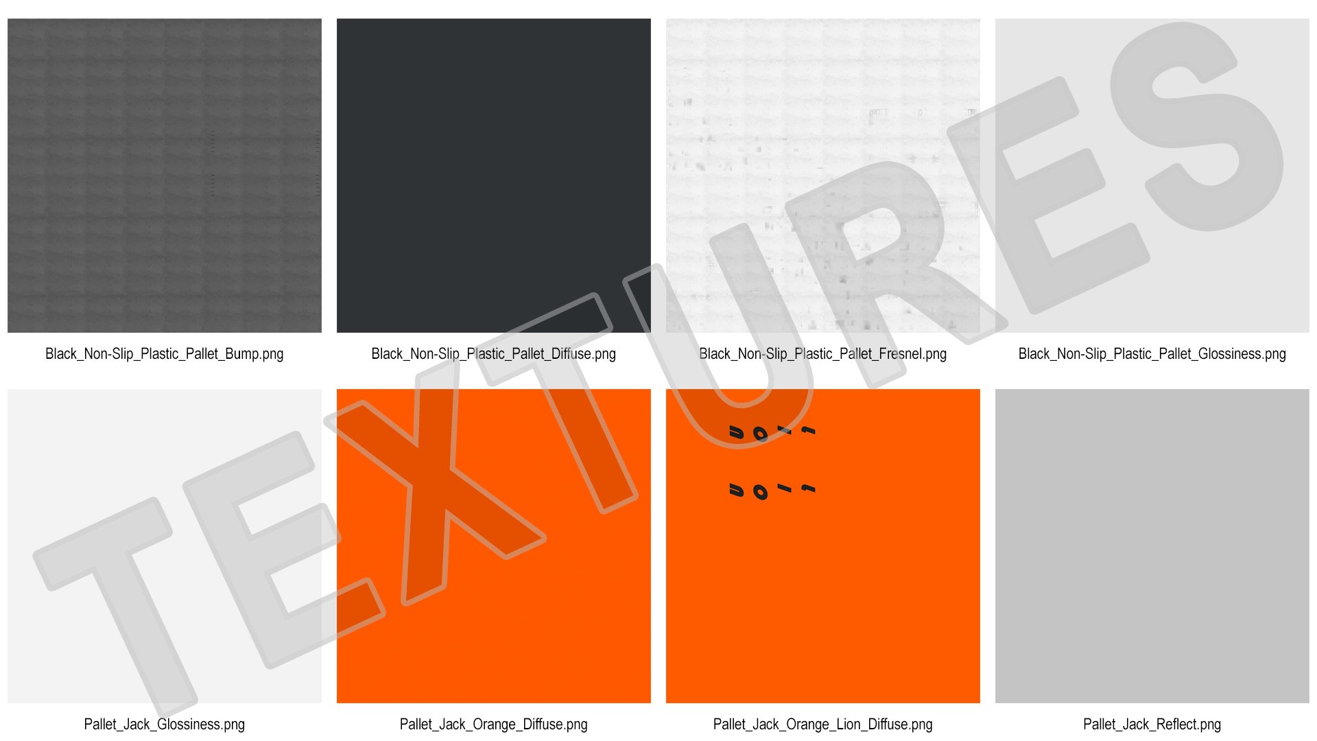 Lion Premium Pallet Jack Rigged With Wooden Crates Rigged 3D Model ...