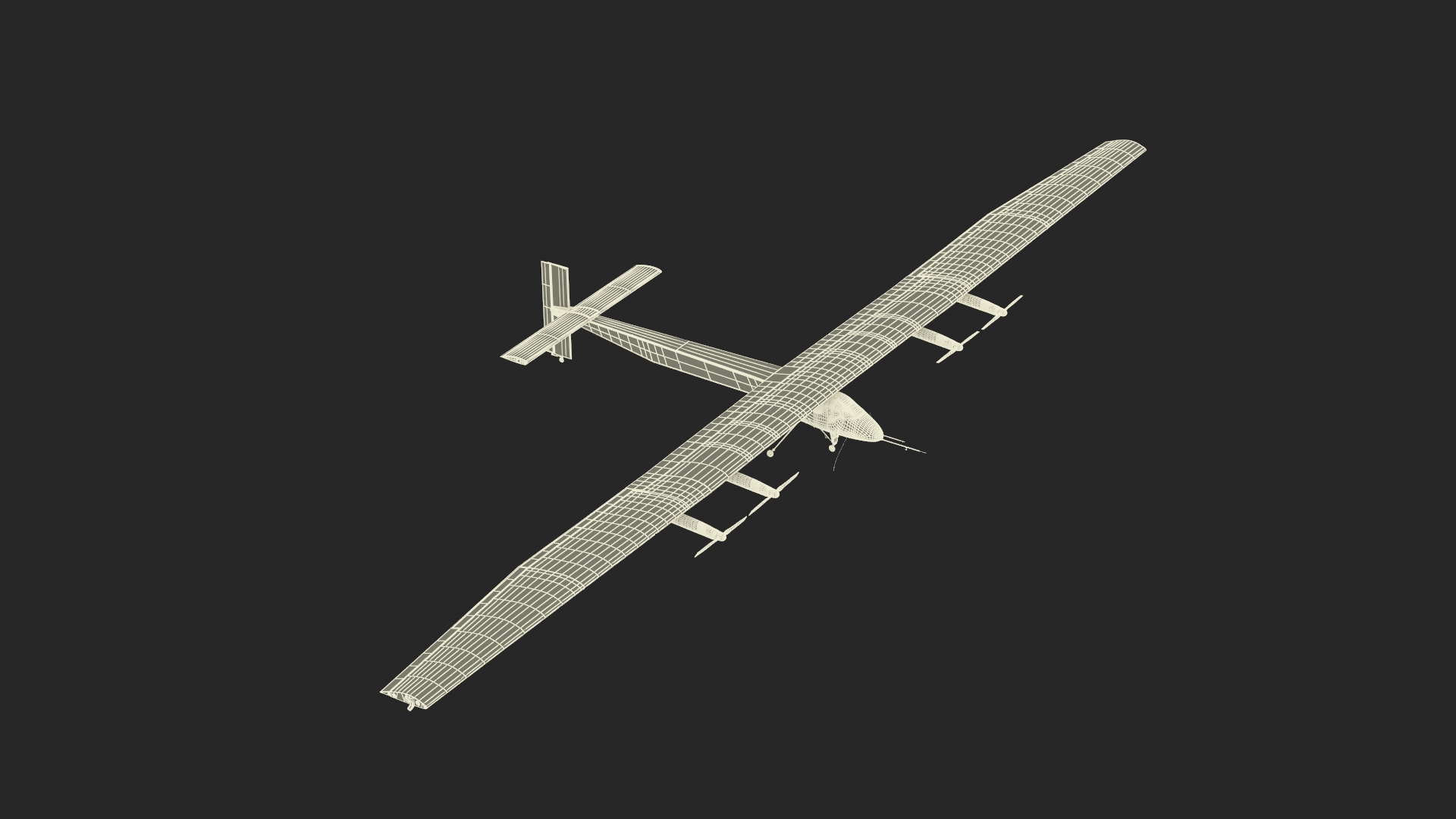 3D Solar Cargo Airplane Blue Rigged Model - TurboSquid 2267500