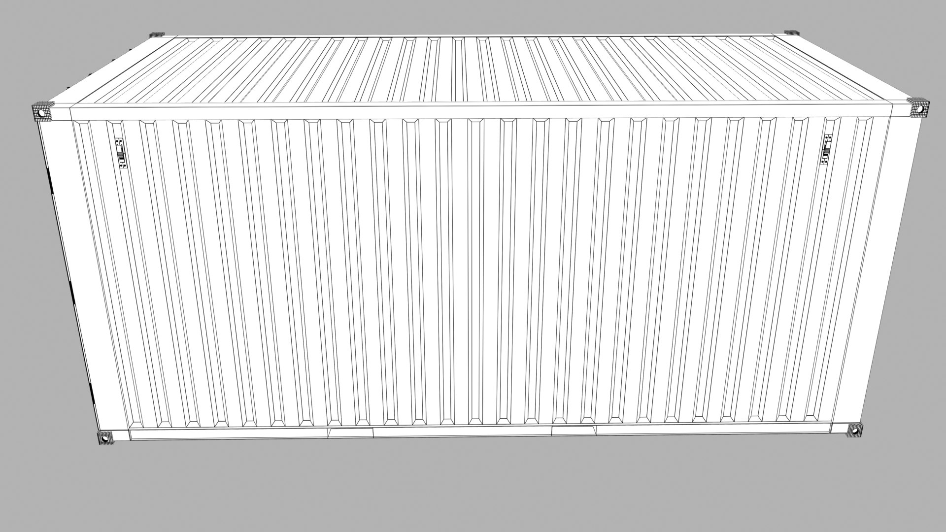 Polygons Container 3D Model - TurboSquid 1473978