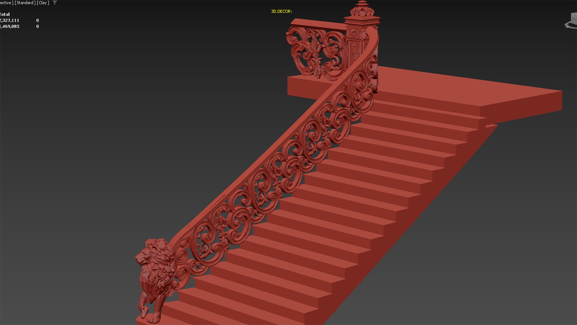 3D Lion Ladder - TurboSquid 2094536