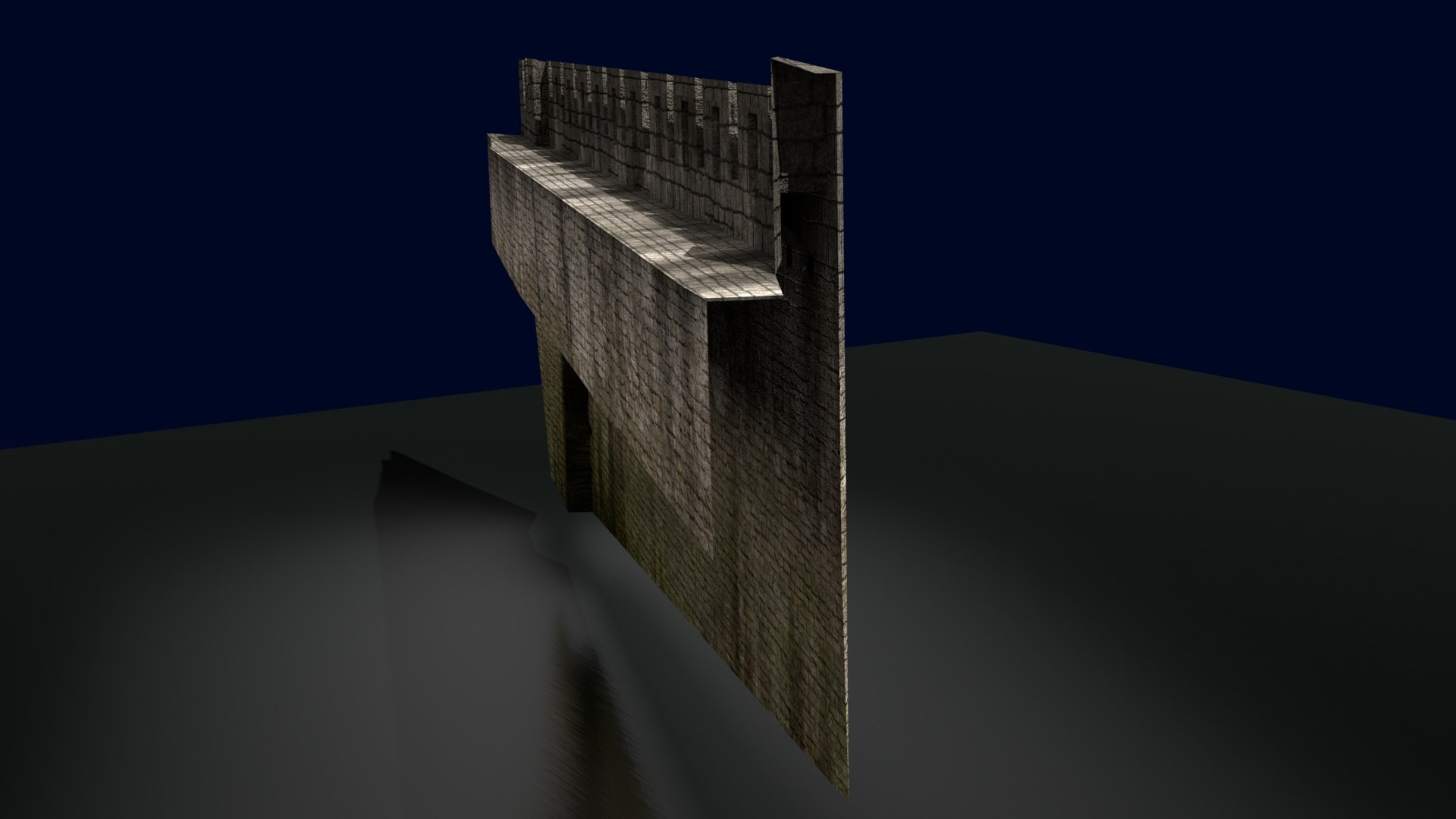 3D Carcassonne Medieval City 2010 - Wall Between Barbican St-Louis And ...
