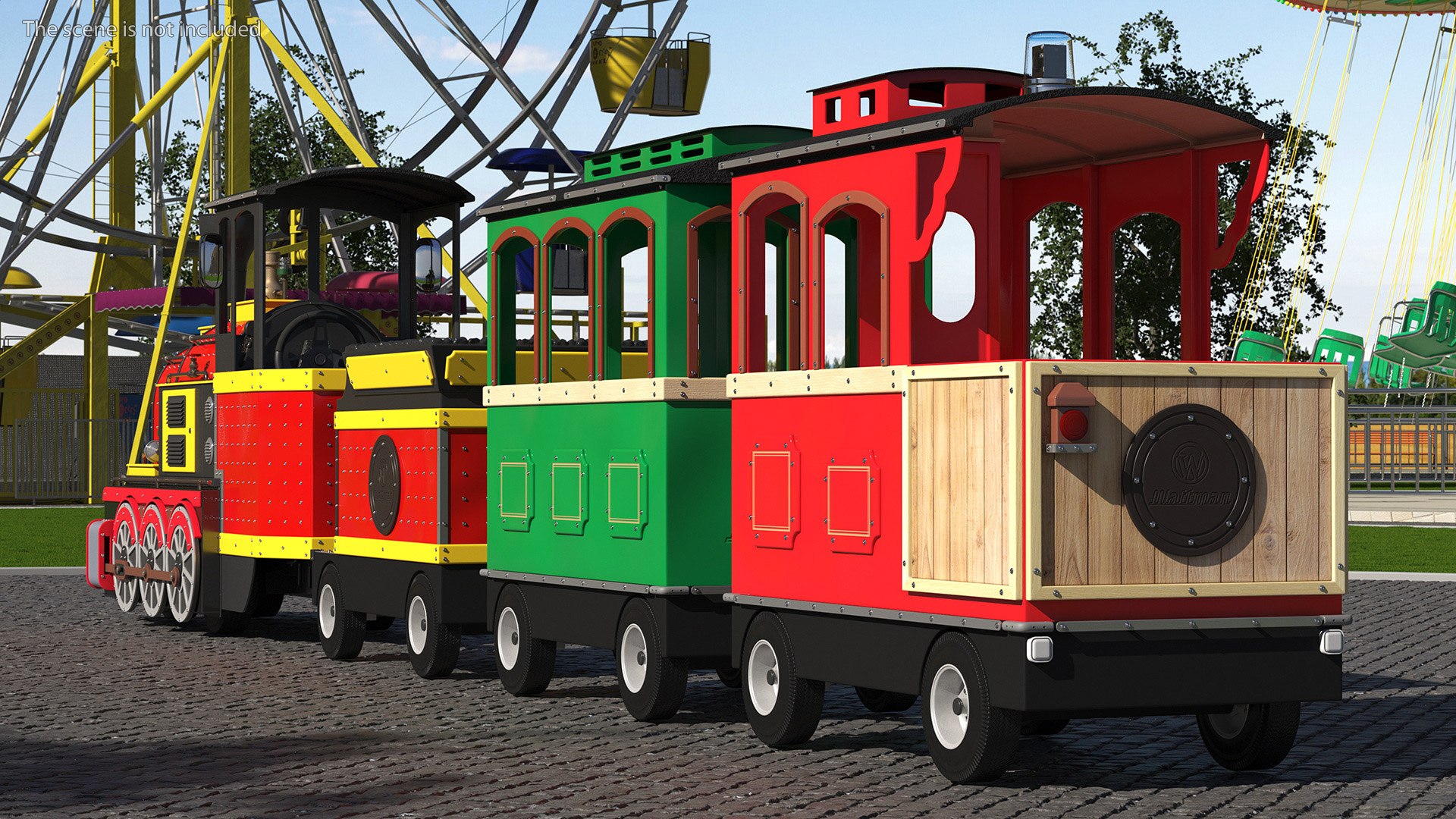 Wattman Mini Express Children Train model - TurboSquid 2058131