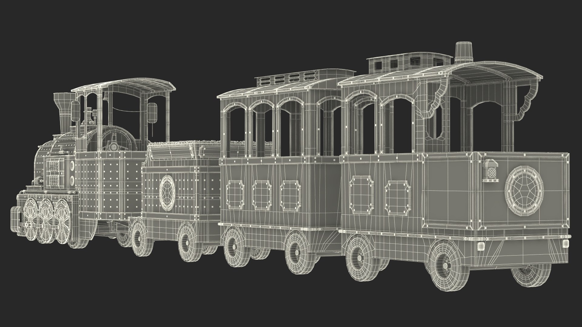 Wattman Mini Express Children Train model - TurboSquid 2058131