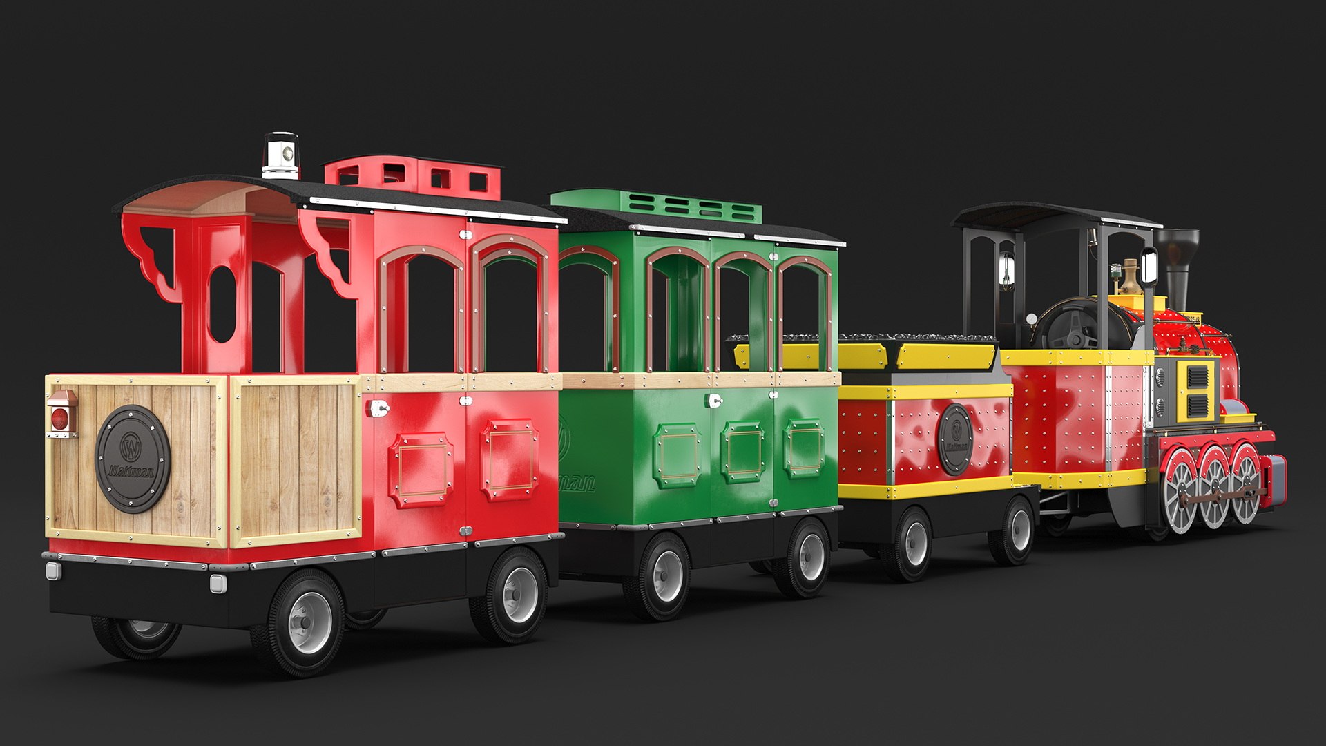 Wattman Mini Express Children Train model - TurboSquid 2058131