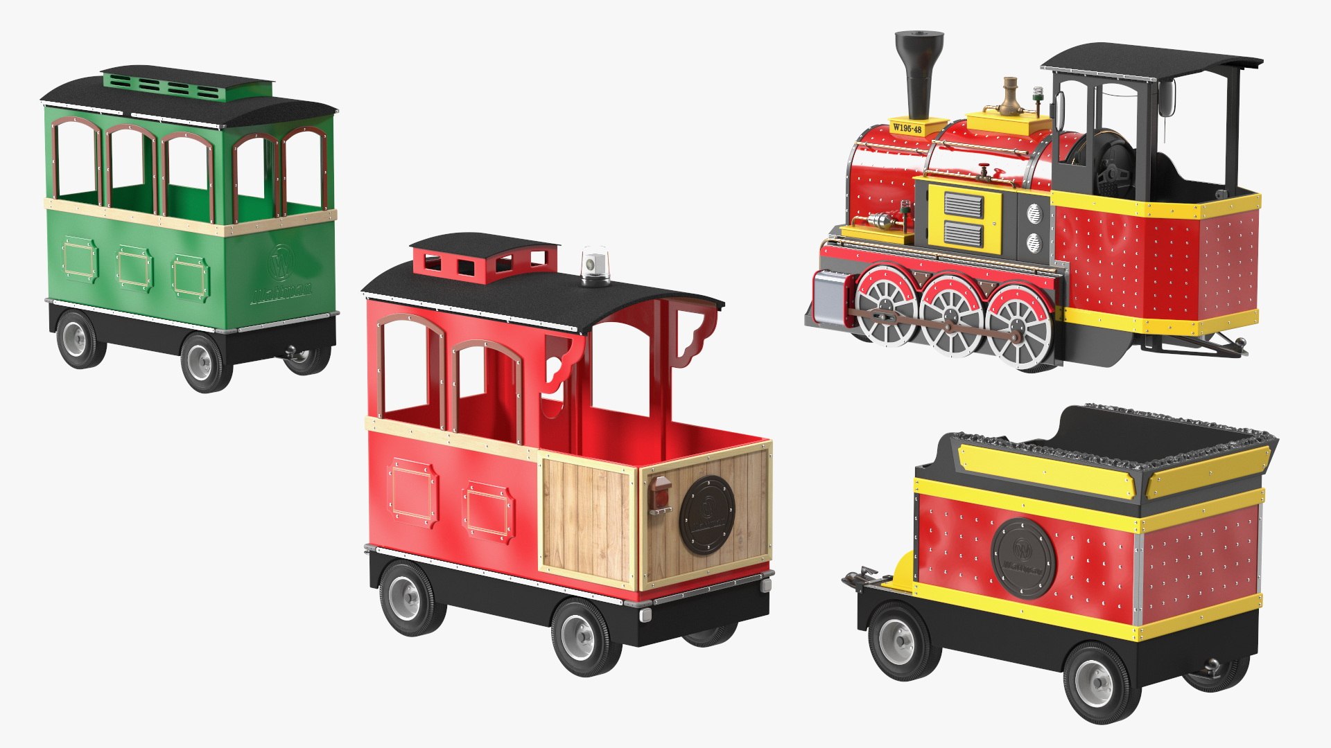 Wattman Mini Express Children Train model - TurboSquid 2058131