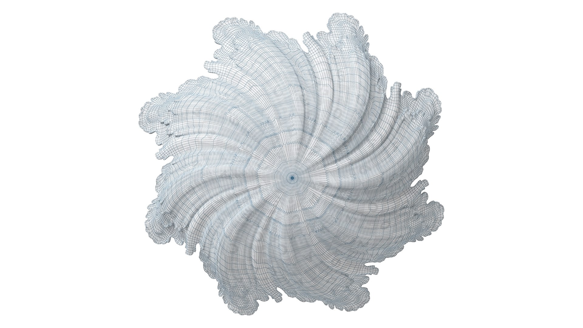 3D WP Sullivan Shell Plaster Chandelier Model - TurboSquid 2399700