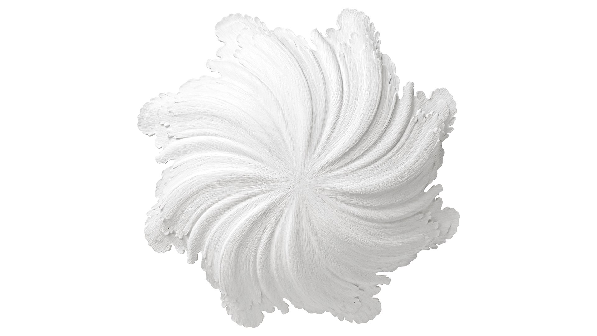 3D WP Sullivan Shell Plaster Chandelier Model - TurboSquid 2399700