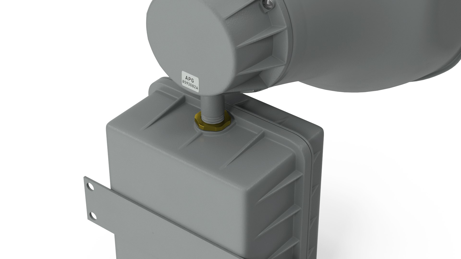 Audible Signaling Device Federal Signal 300GCX 3D model - TurboSquid ...
