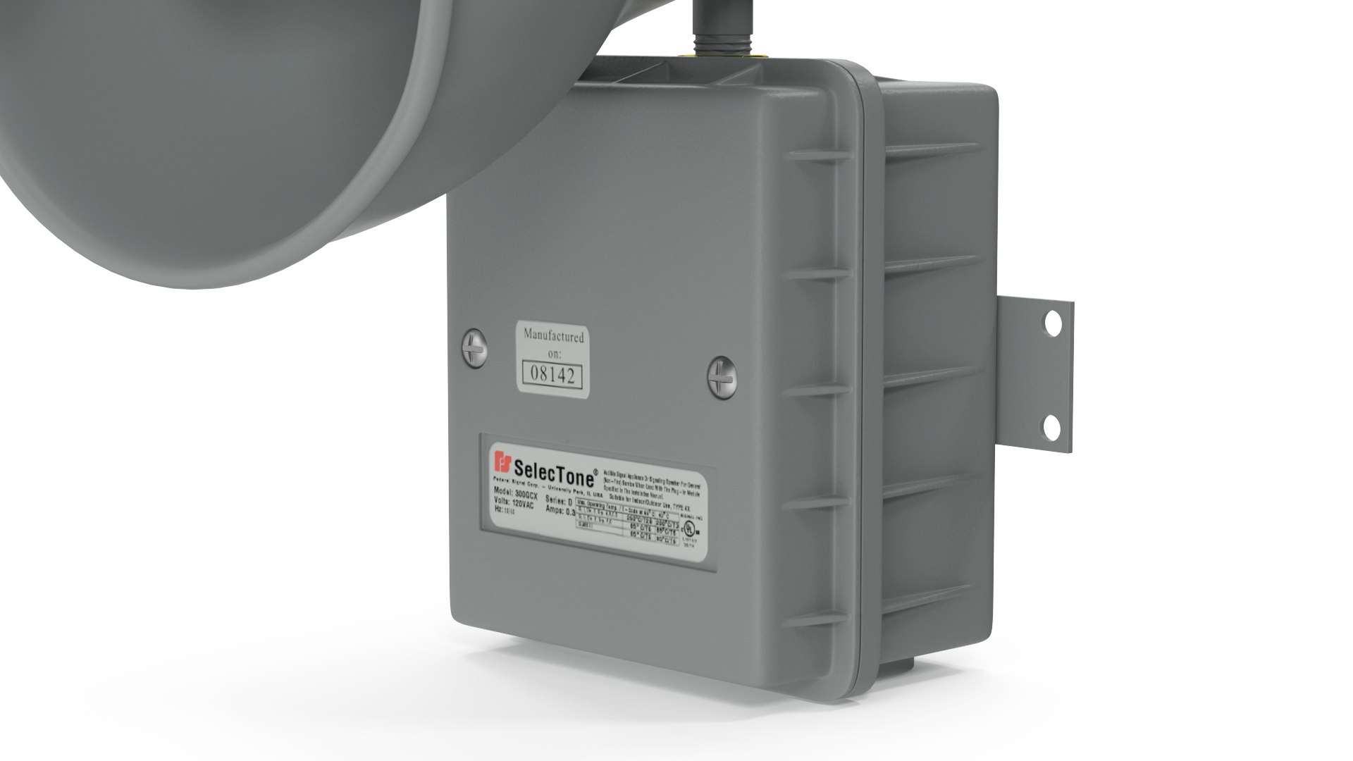 Audible Signaling Device Federal Signal 300GCX 3D model - TurboSquid ...