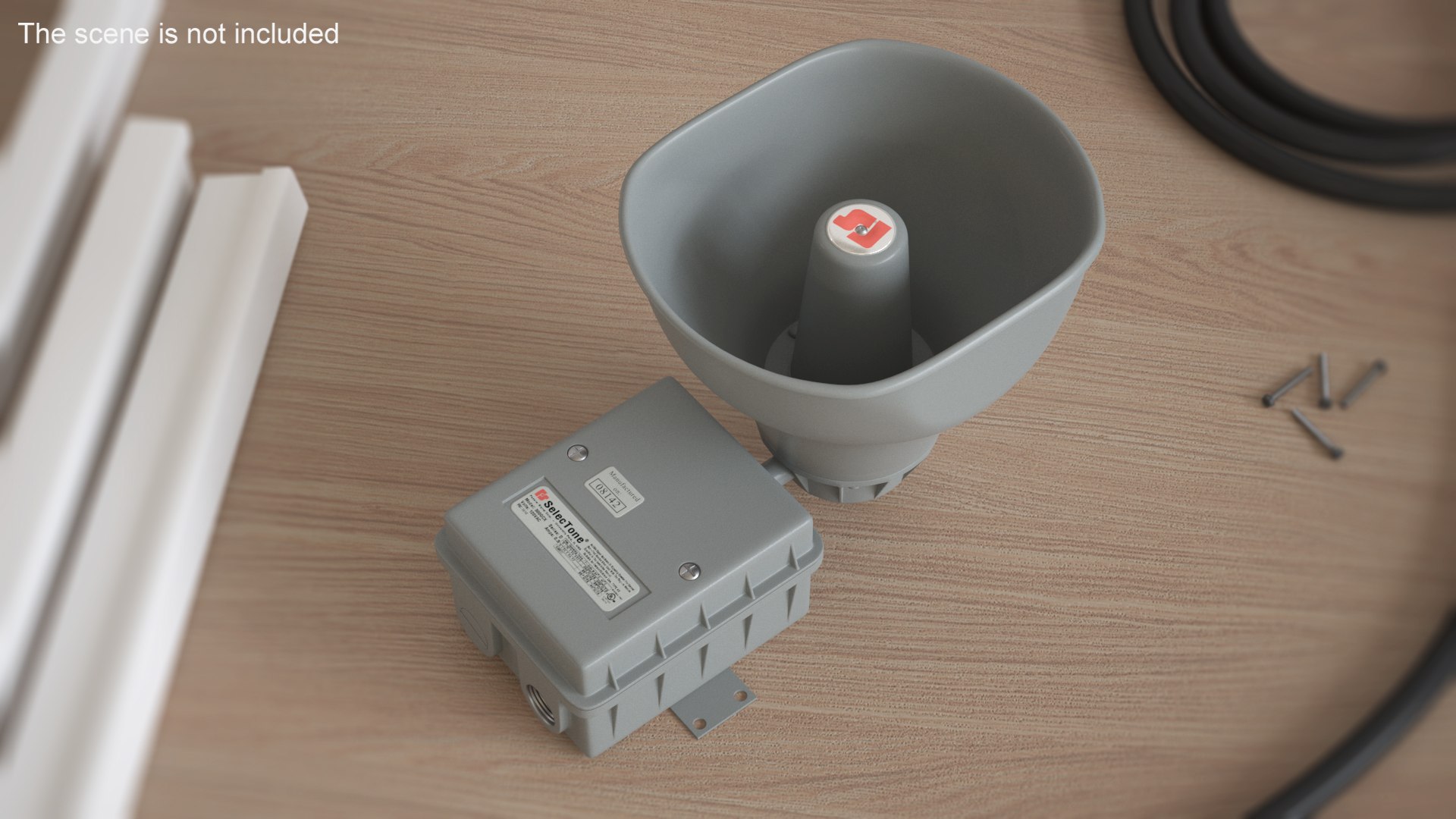 Audible Signaling Device Federal Signal 300GCX 3D model - TurboSquid ...