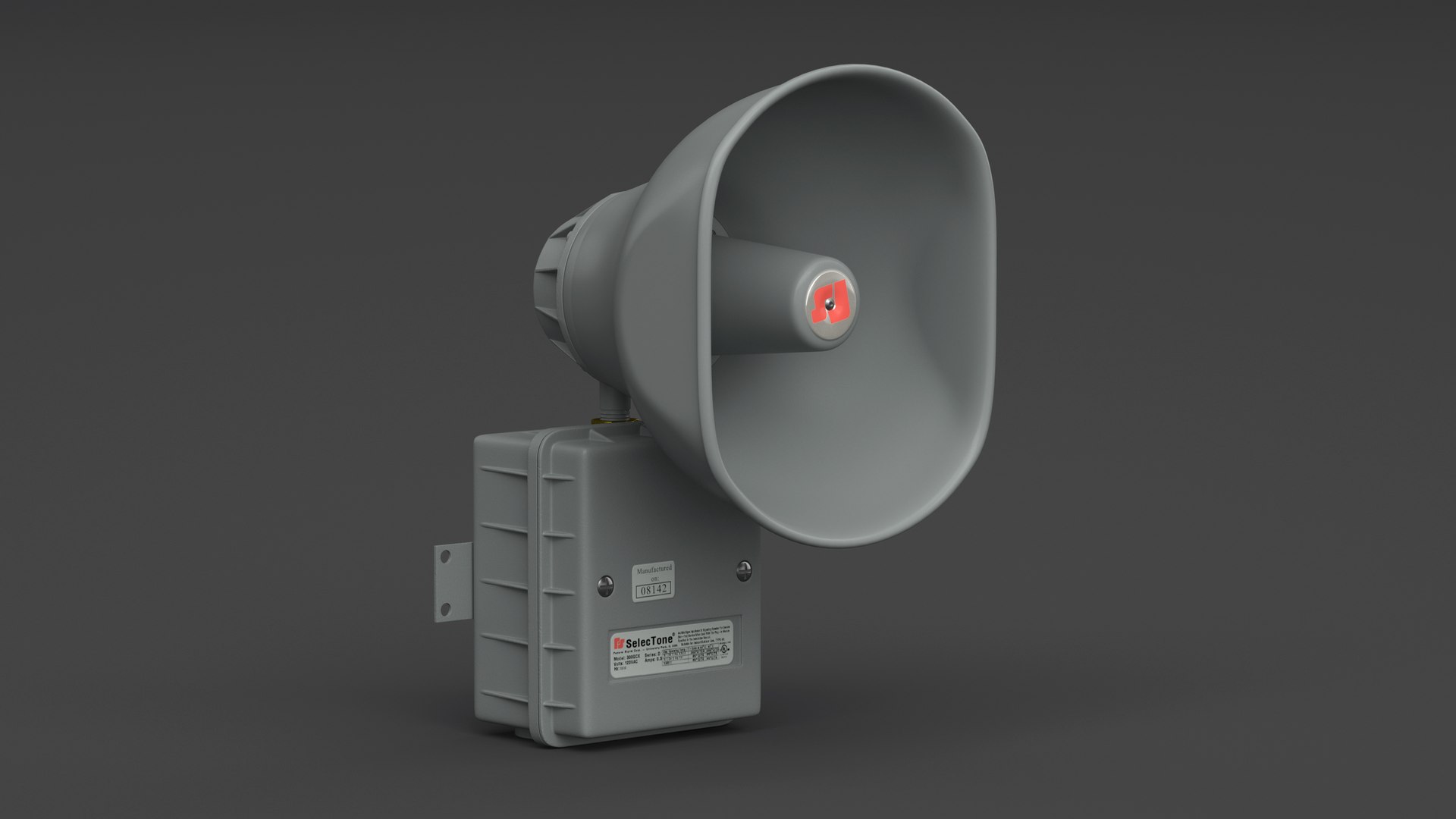 Audible Signaling Device Federal Signal 300GCX 3D model - TurboSquid ...