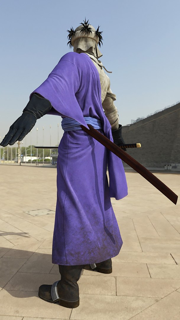 Samurai X - Makoto Shishio Model - TurboSquid 2357976