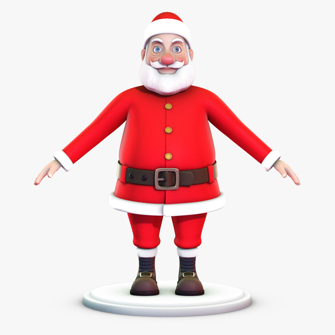 3d model santa claus
