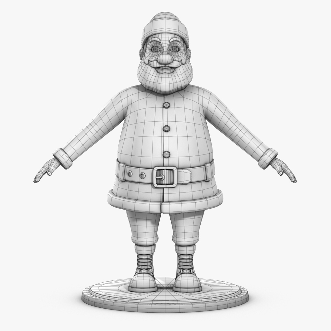 3d model santa claus