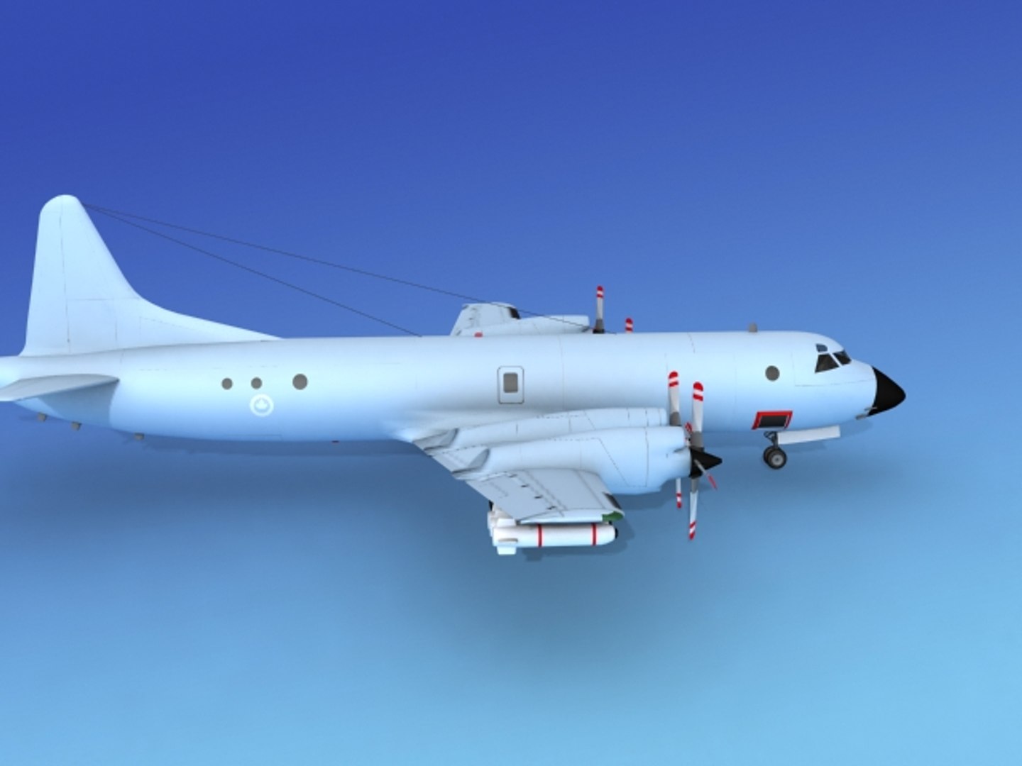 3d model orion lockheed p-3