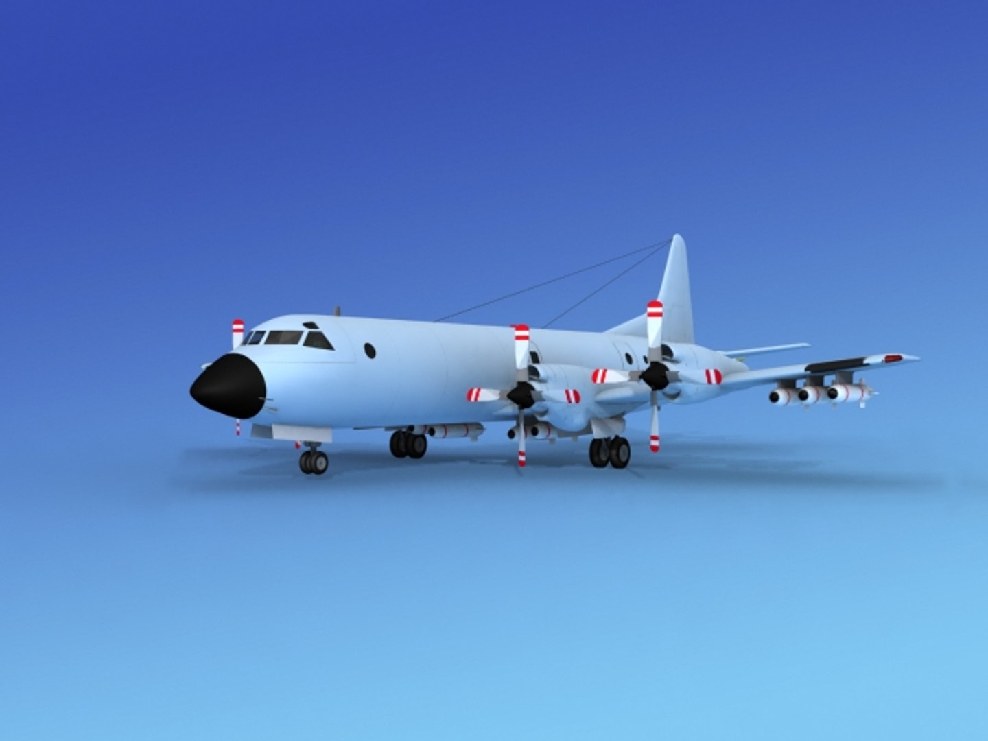3d model orion lockheed p-3