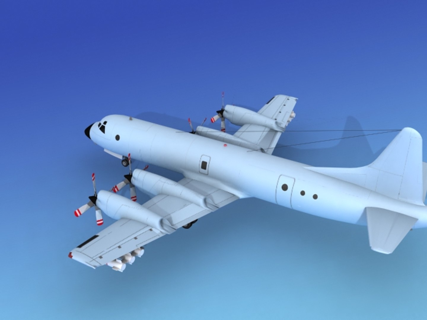 3d model orion lockheed p-3