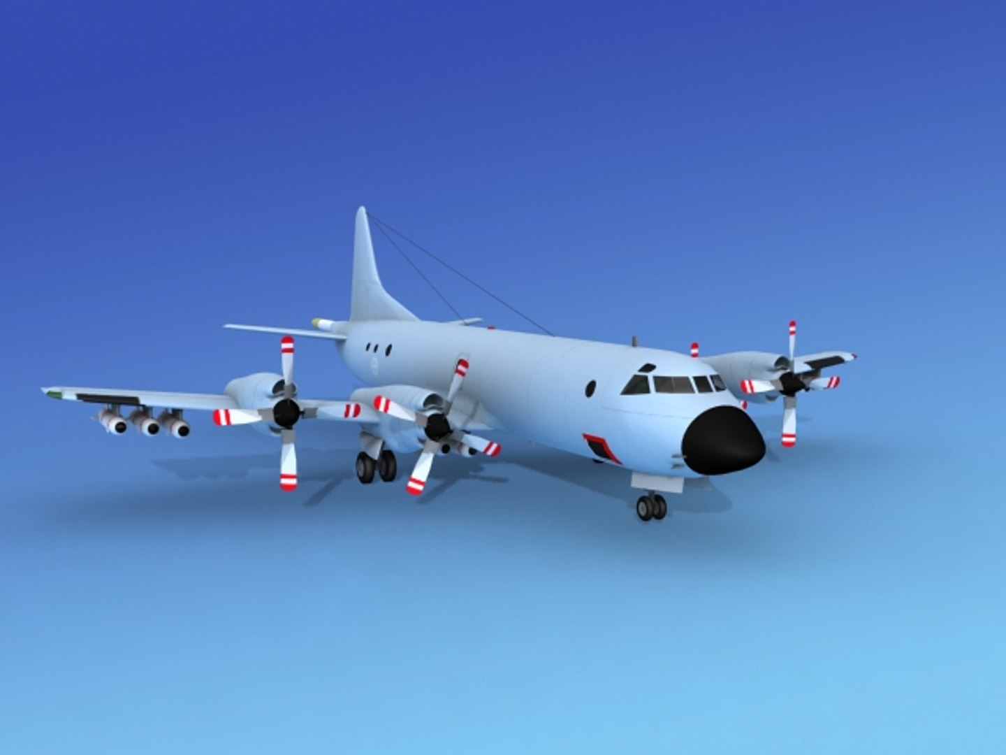 3d model orion lockheed p-3