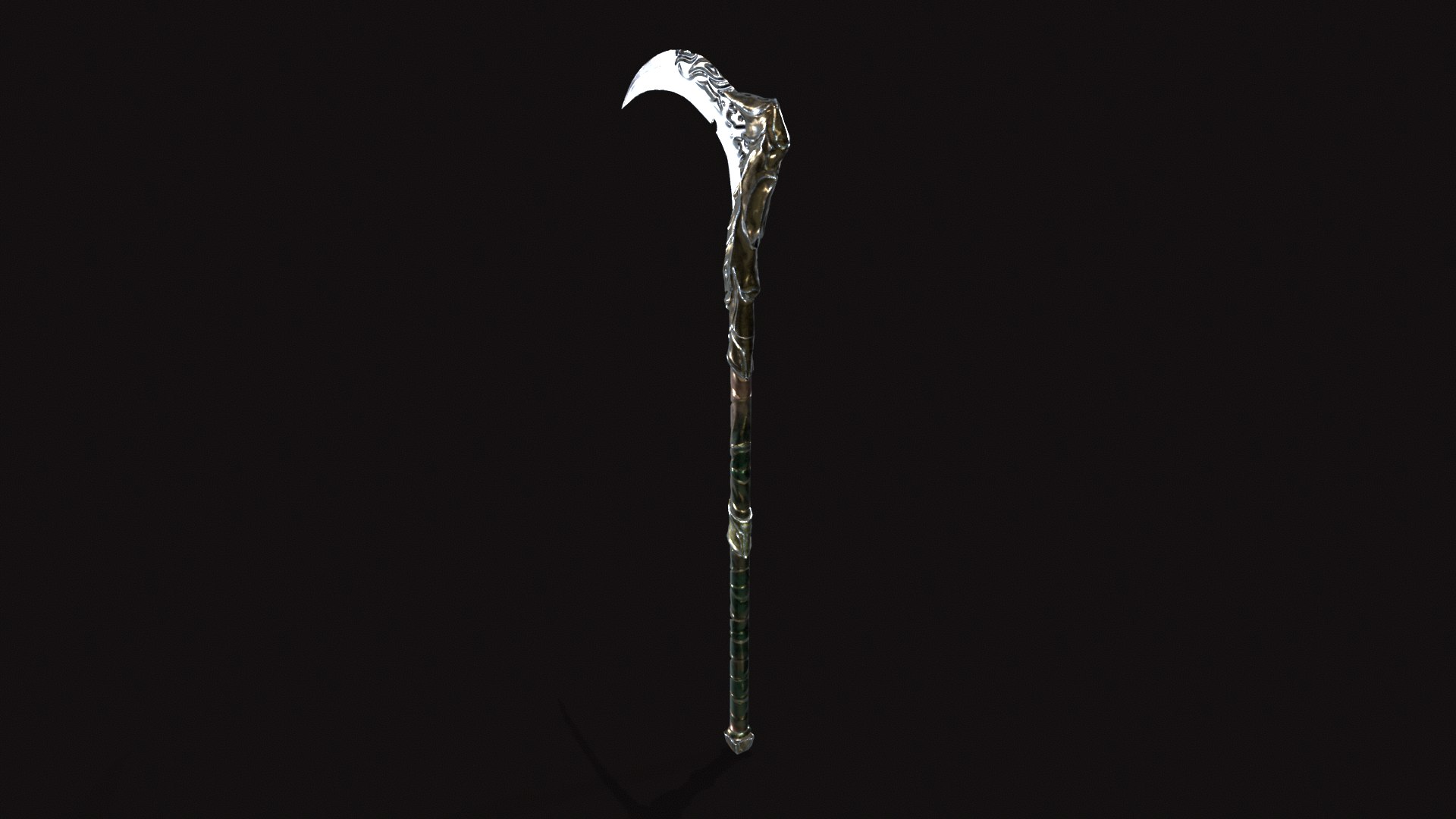 3D Fantasy Weapon War Scythe 01 - TurboSquid 2357805