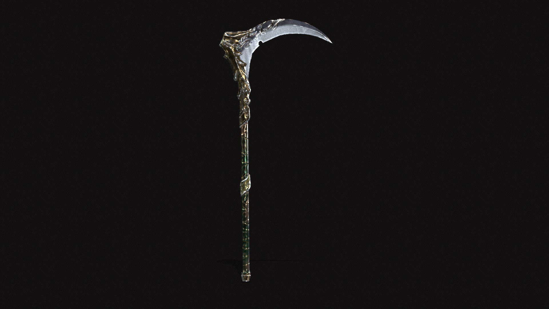 3D Fantasy Weapon War Scythe 01 - TurboSquid 2357805