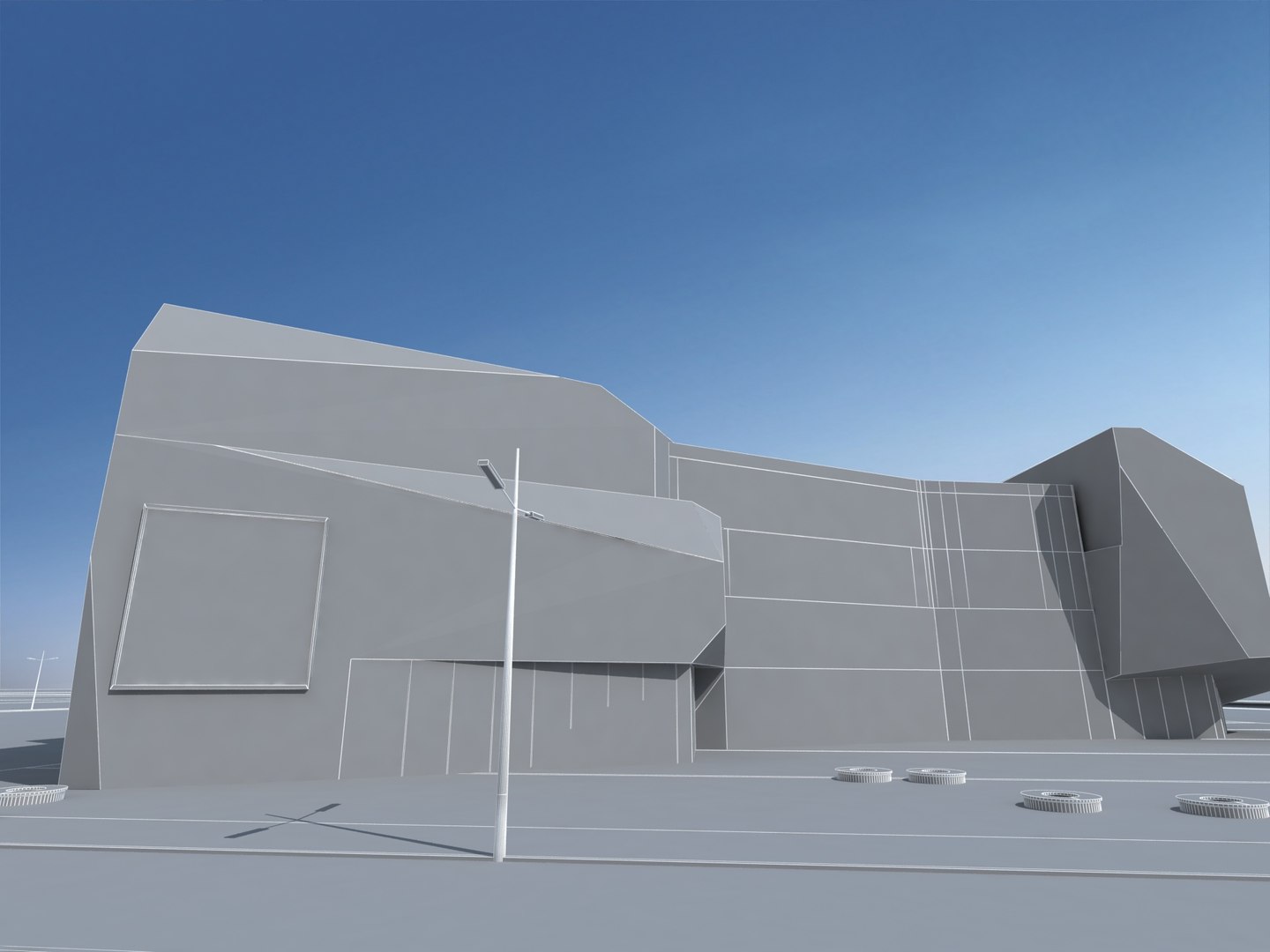 3D Plaza Complex 2 Model - TurboSquid 2075158