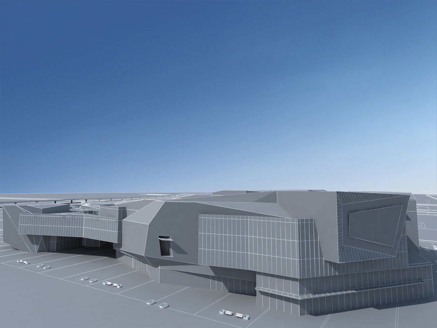 3D Plaza Complex 2 Model - TurboSquid 2075158