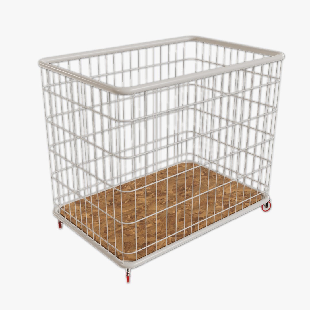 Industrial Goods Transport Trolley 3D Model - TurboSquid 1923831