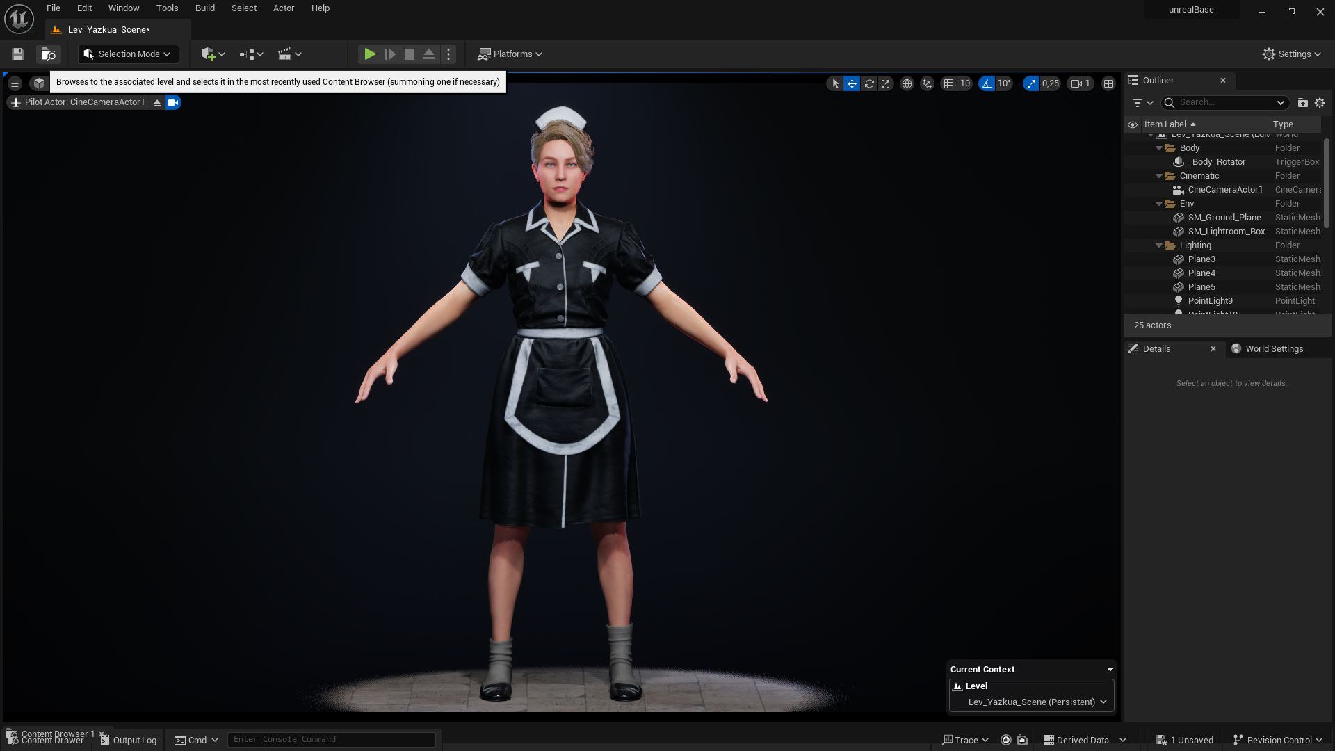 3D Model Vintage Housekeeper Woman Game Ready Model - TurboSquid 2398258