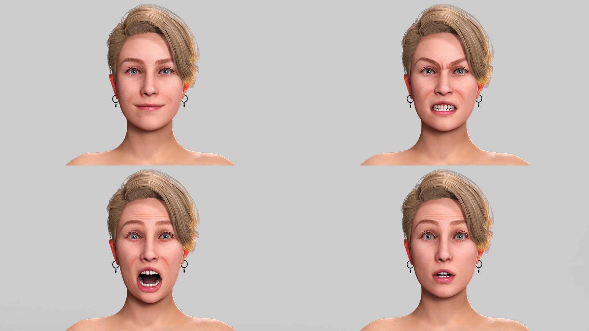 3D Model Vintage Housekeeper Woman Game Ready Model - TurboSquid 2398258