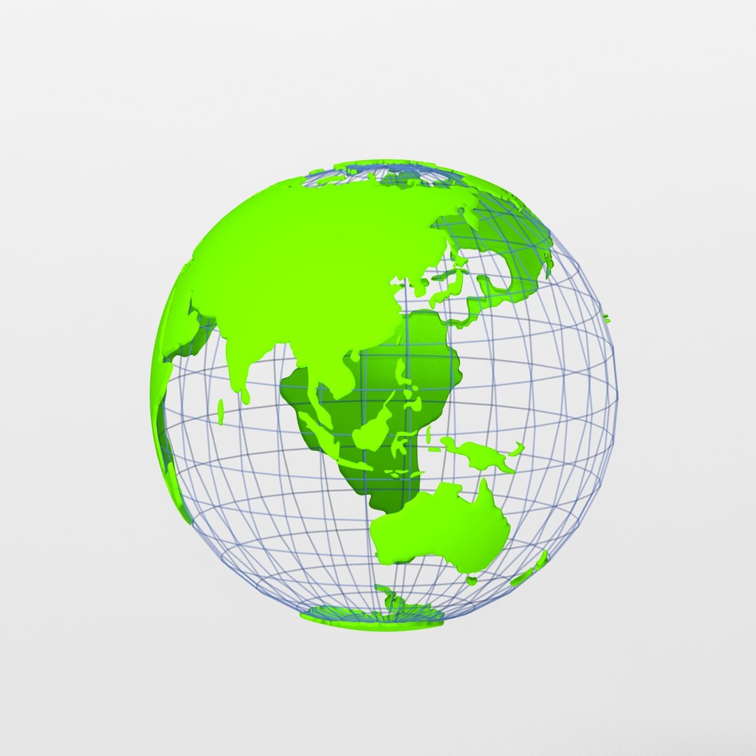 globe earth 3d model