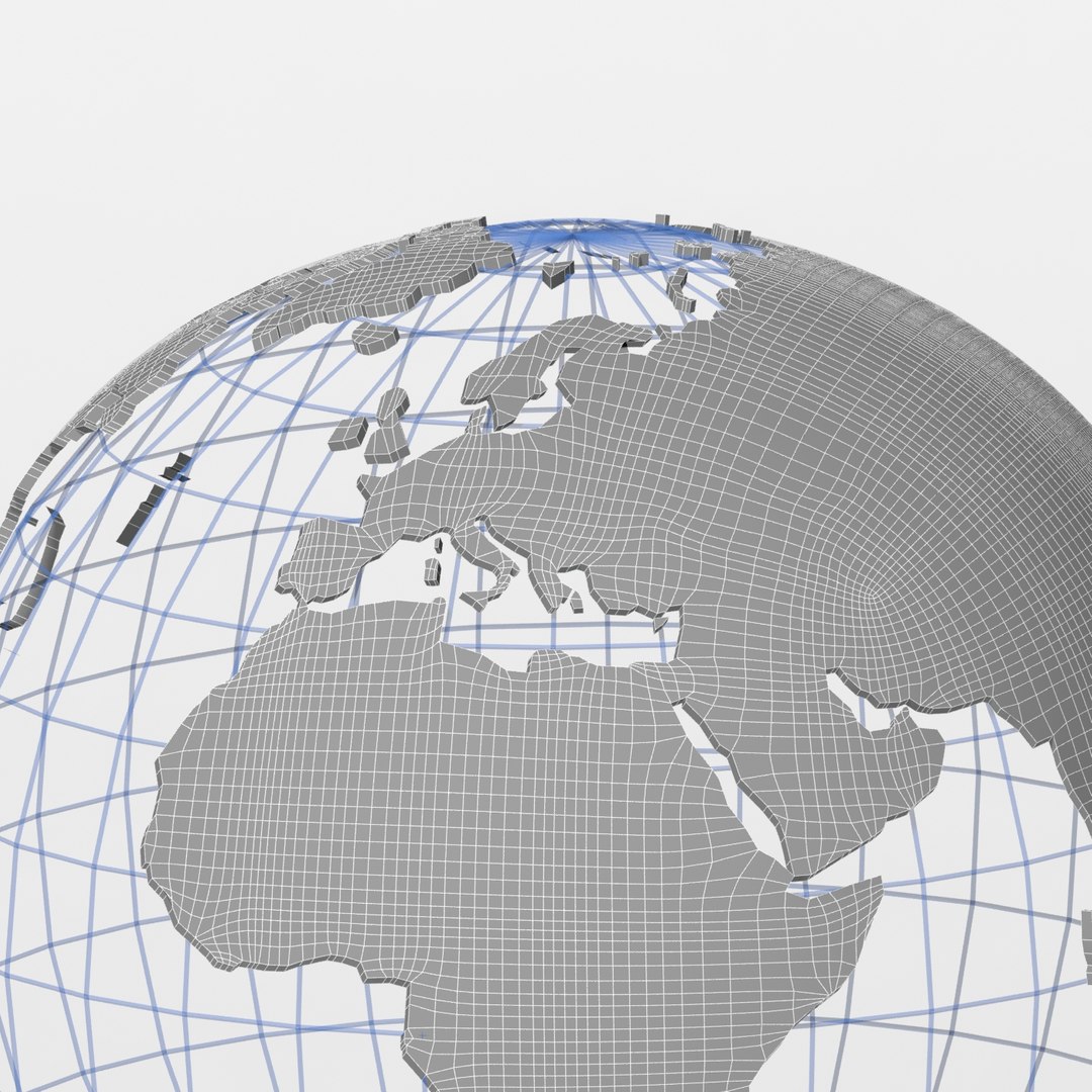 globe earth 3d model