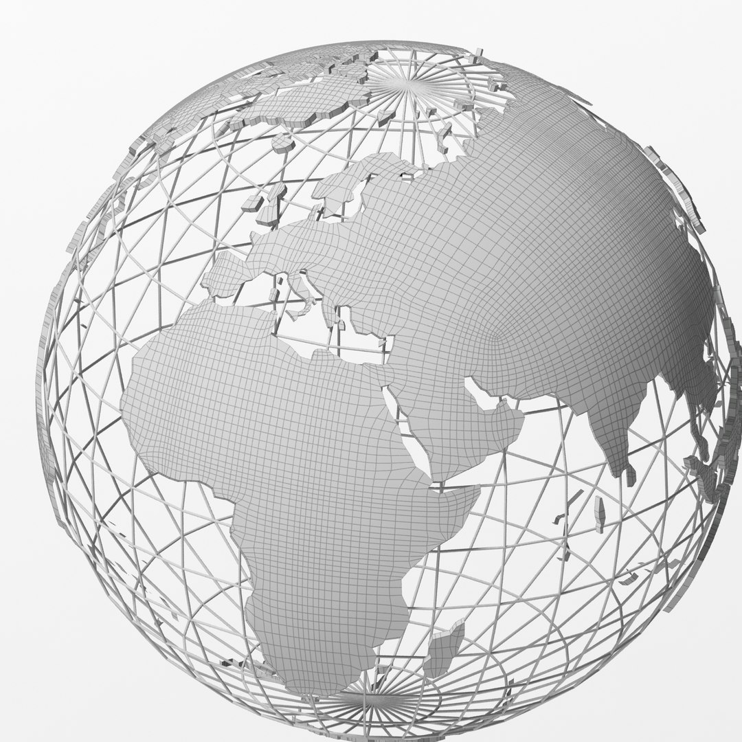 globe earth 3d model