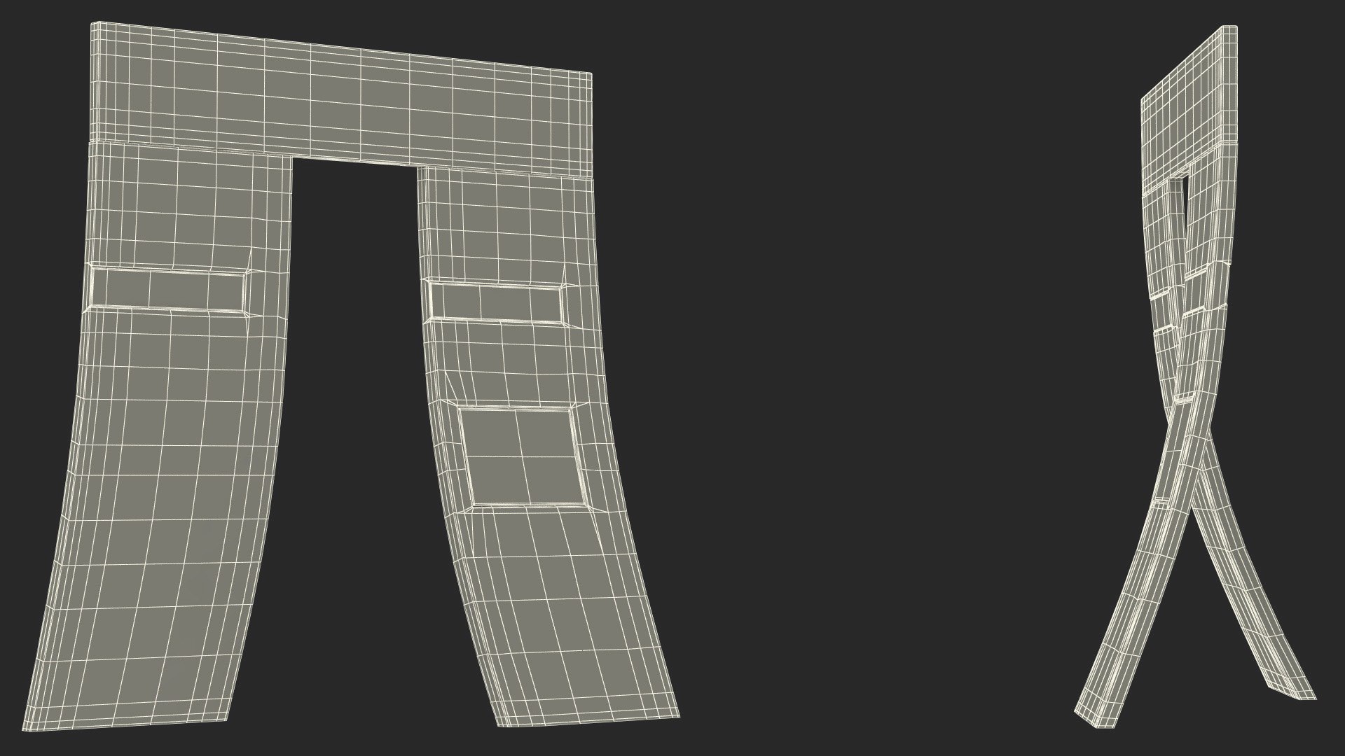 Poland Germany Border Gate 3D Model - TurboSquid 2007464