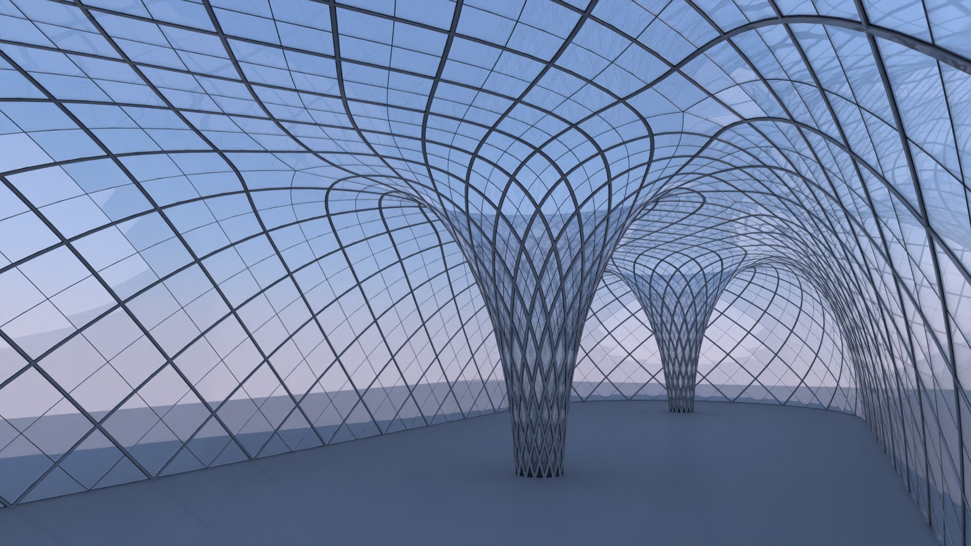 3D Glass Building II - TurboSquid 2054087