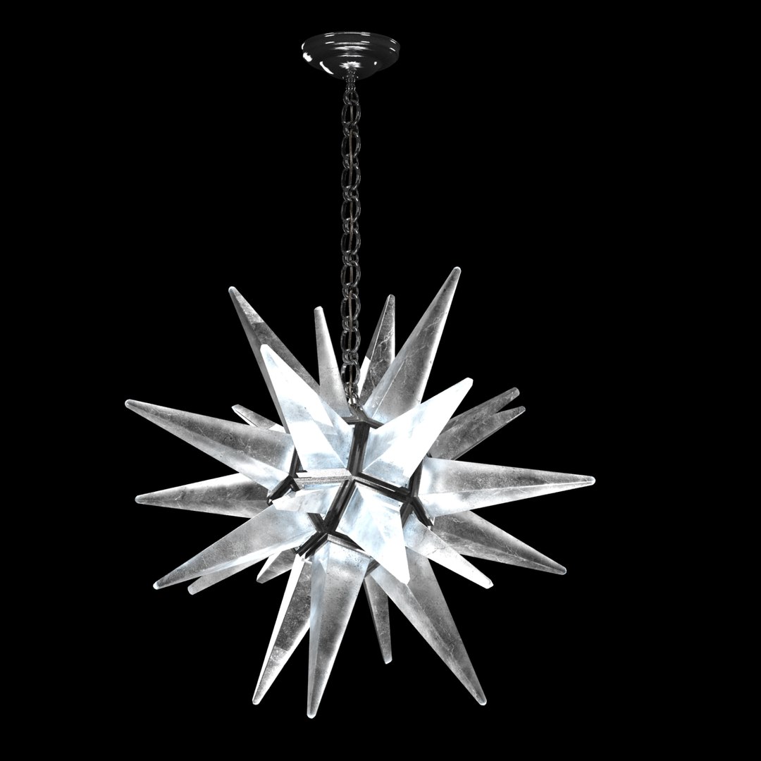 Light Rock Crystal 3d Model