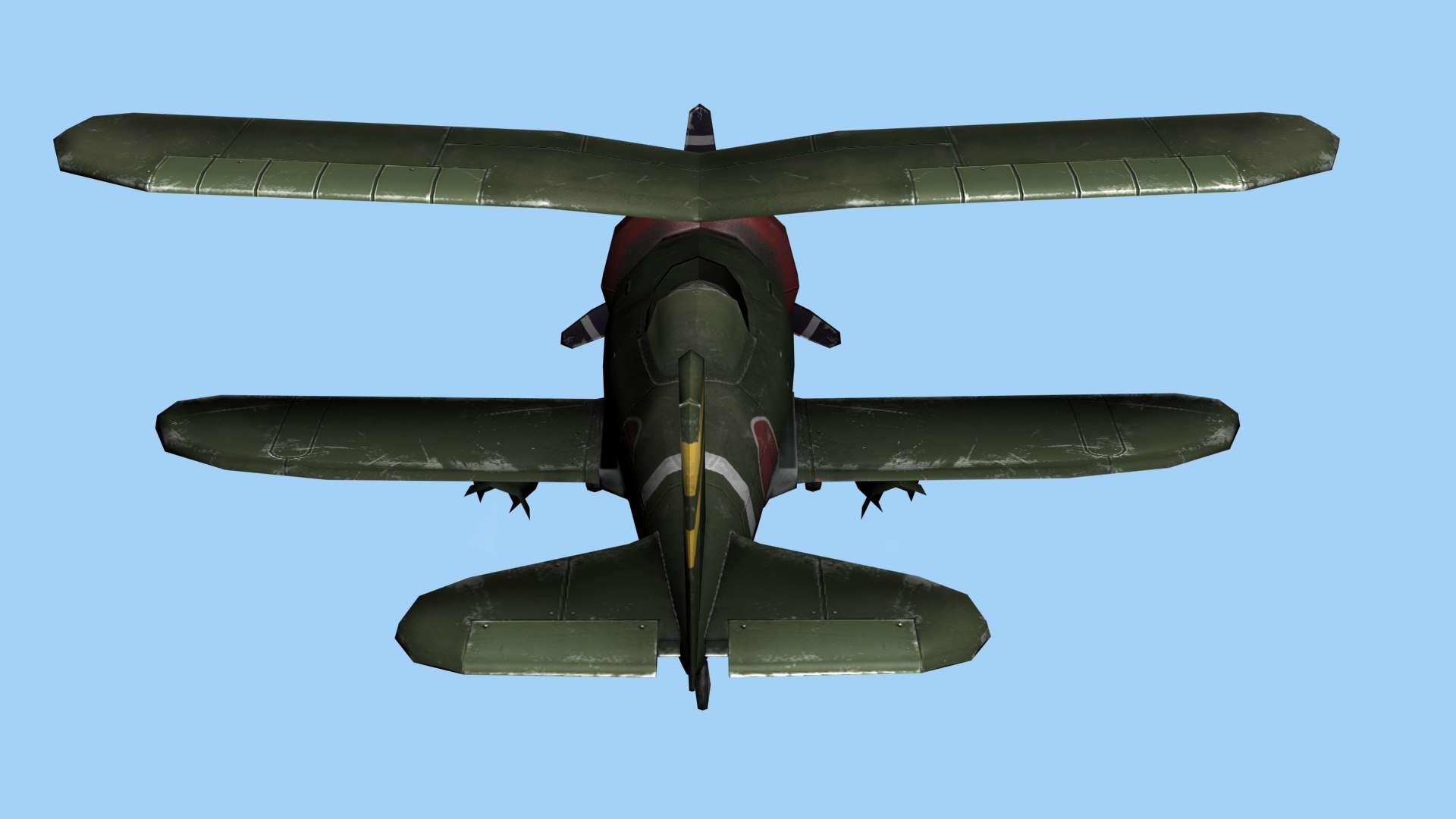 3D Japanese World War II Aircraft Model - TurboSquid 2093334