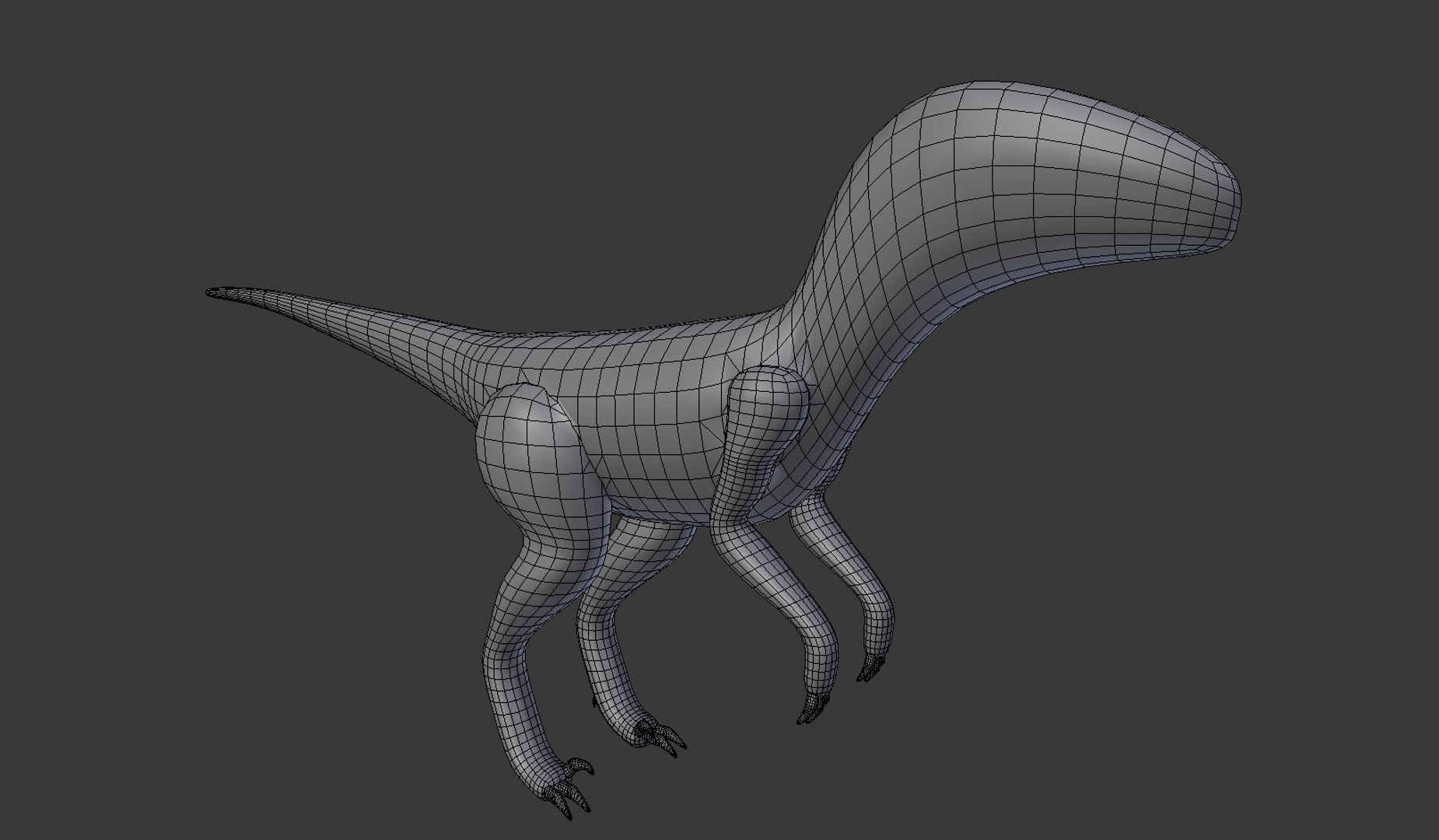 Raptor Base Mesh Dinosaur 3ds Free