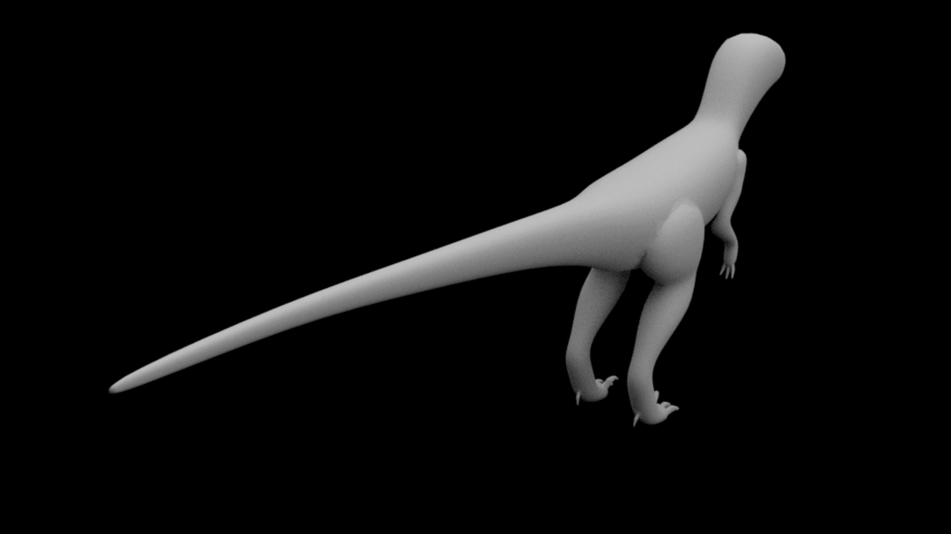 Raptor Base Mesh Dinosaur 3ds Free