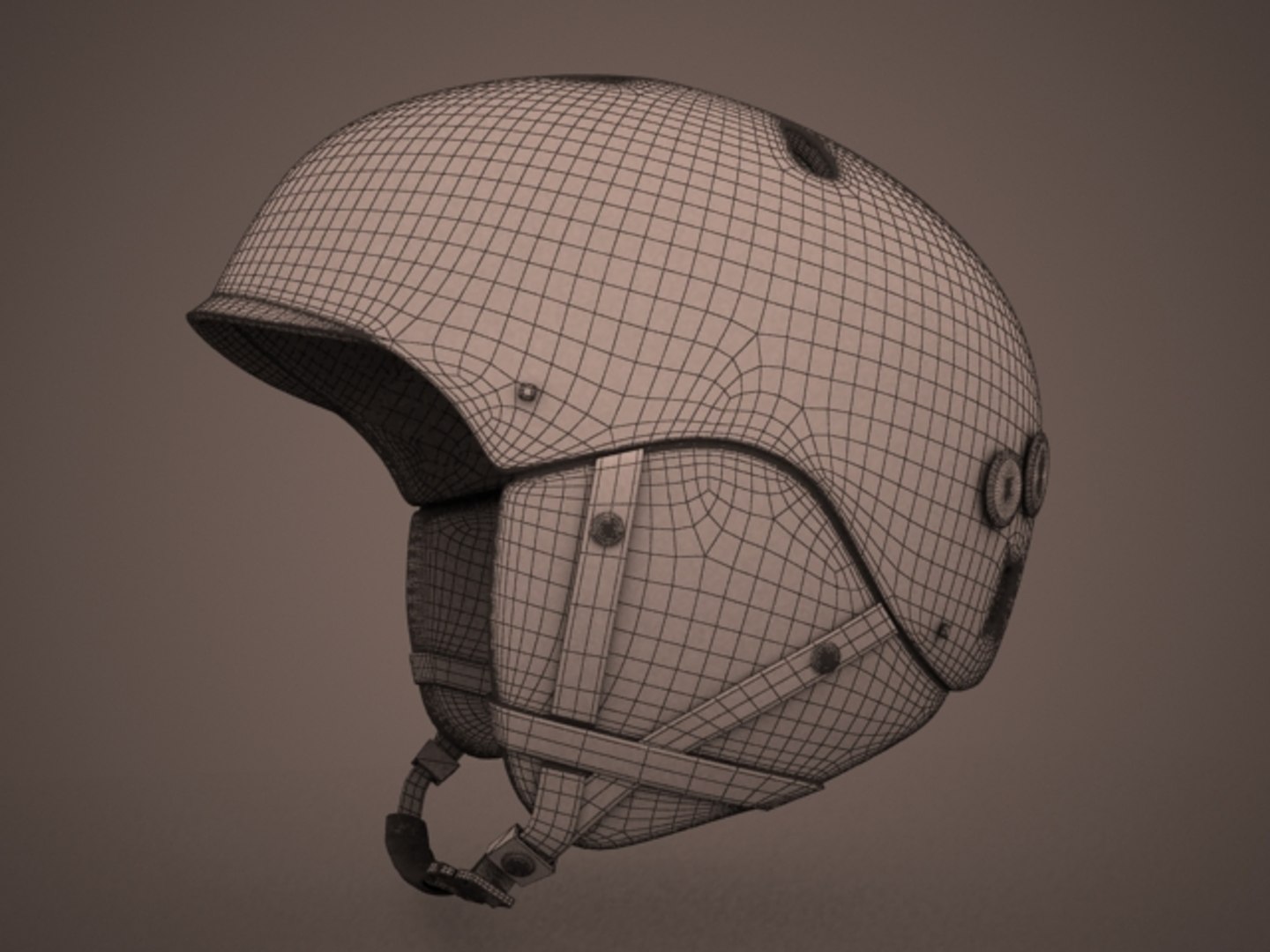 - Snowboard Helmet 3d Model