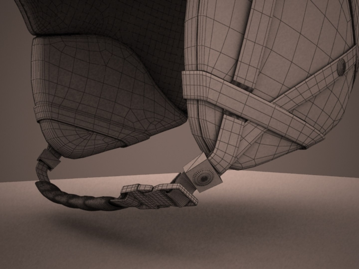 - Snowboard Helmet 3d Model