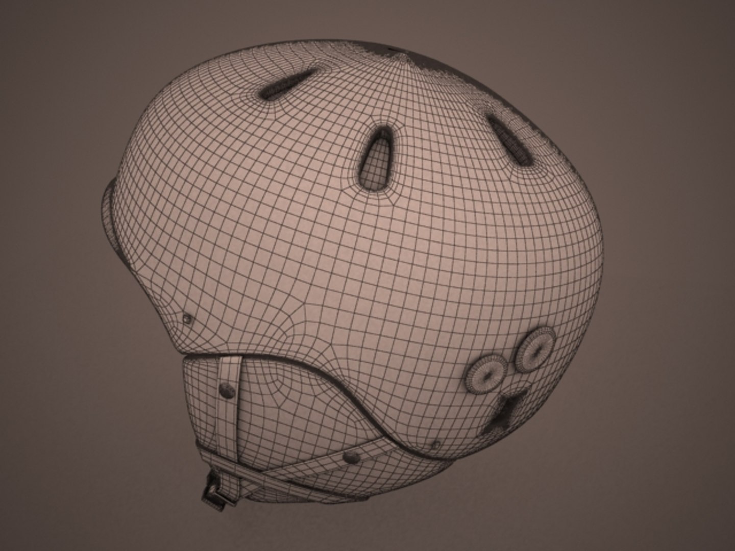 - Snowboard Helmet 3d Model