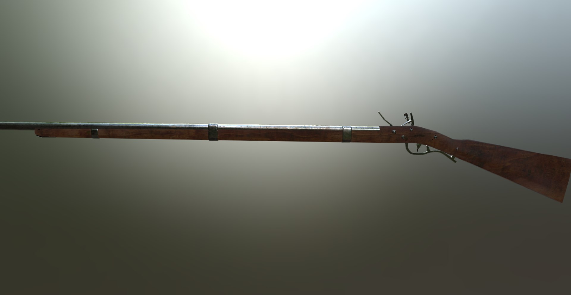springfield 1842 3d obj