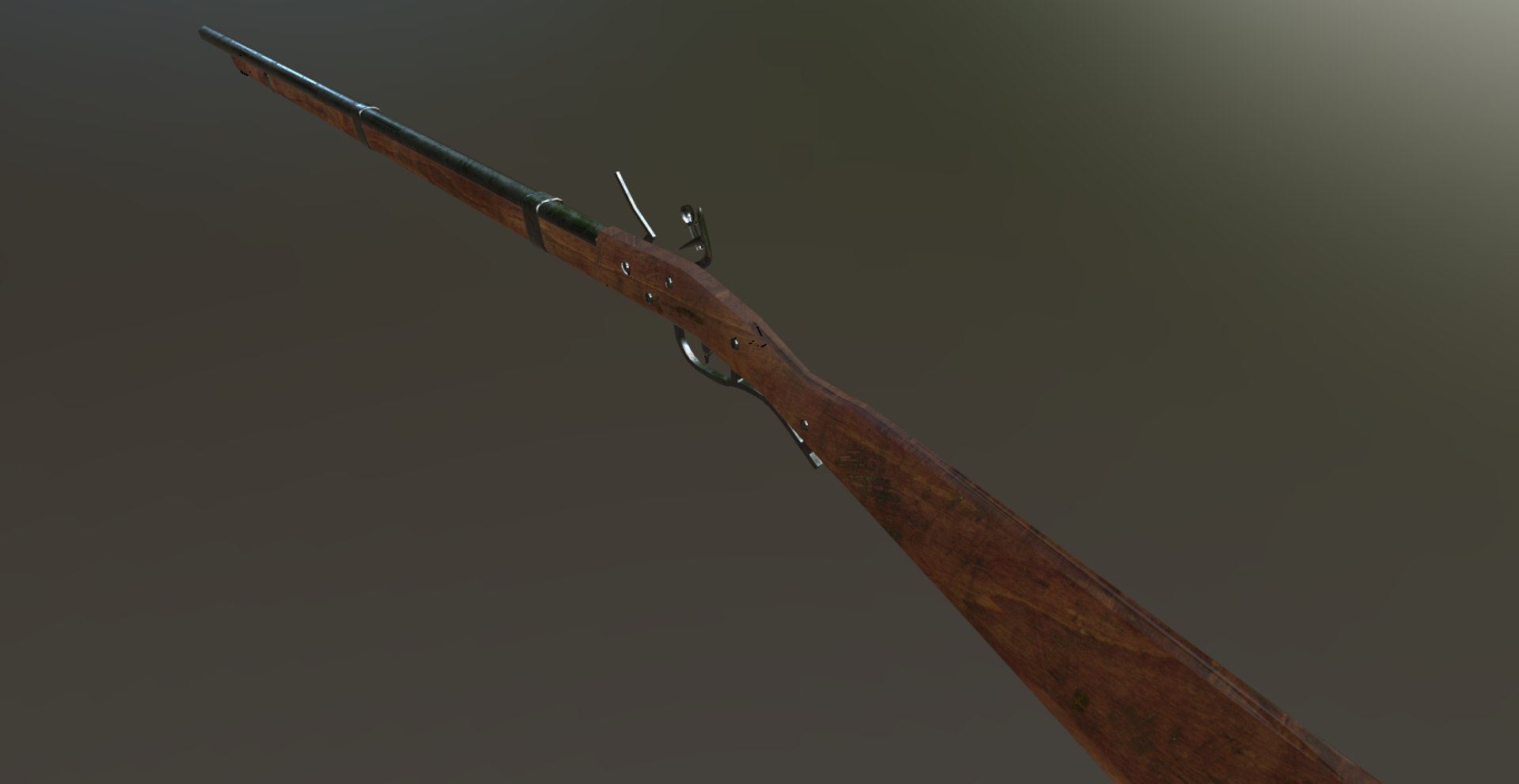 springfield 1842 3d obj