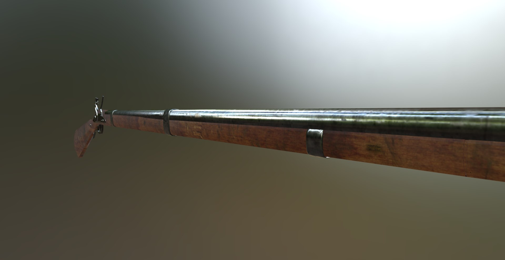 springfield 1842 3d obj