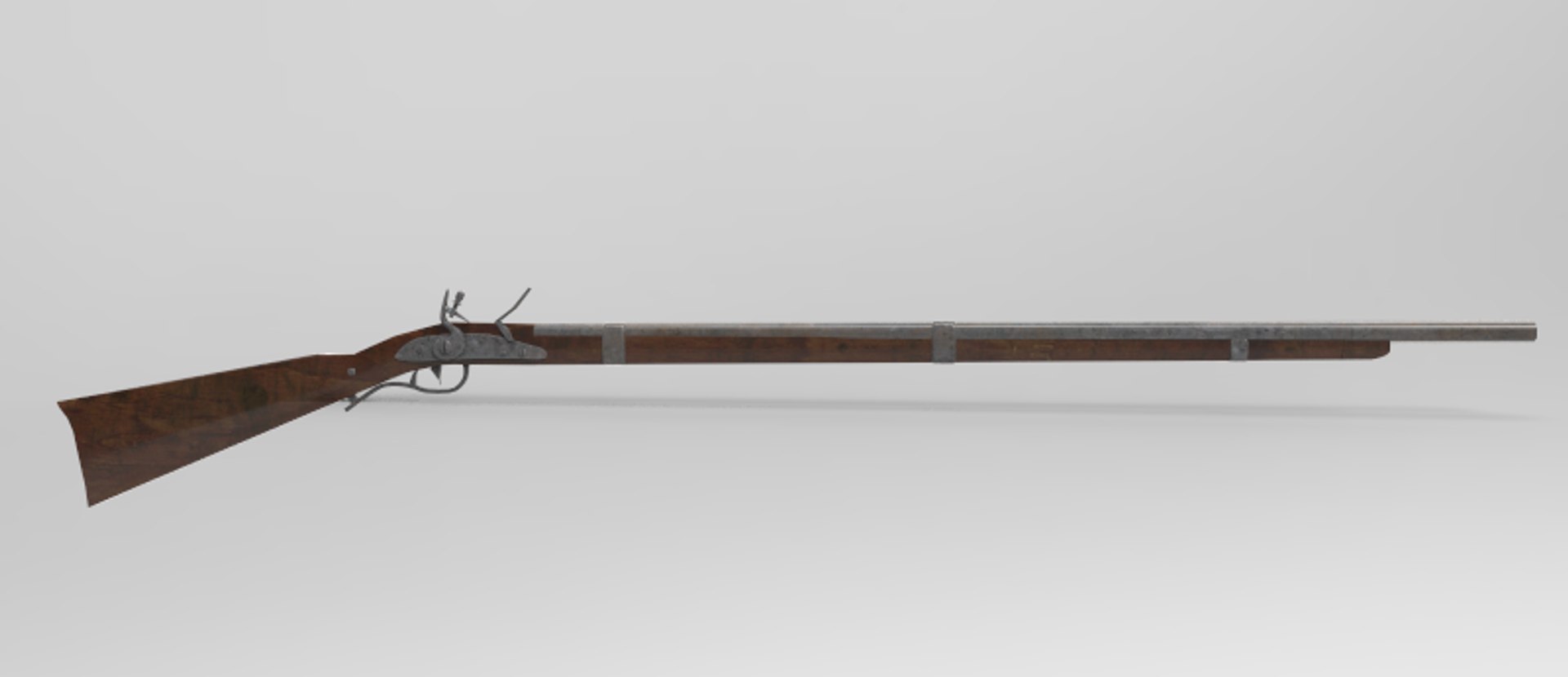 springfield 1842 3d obj
