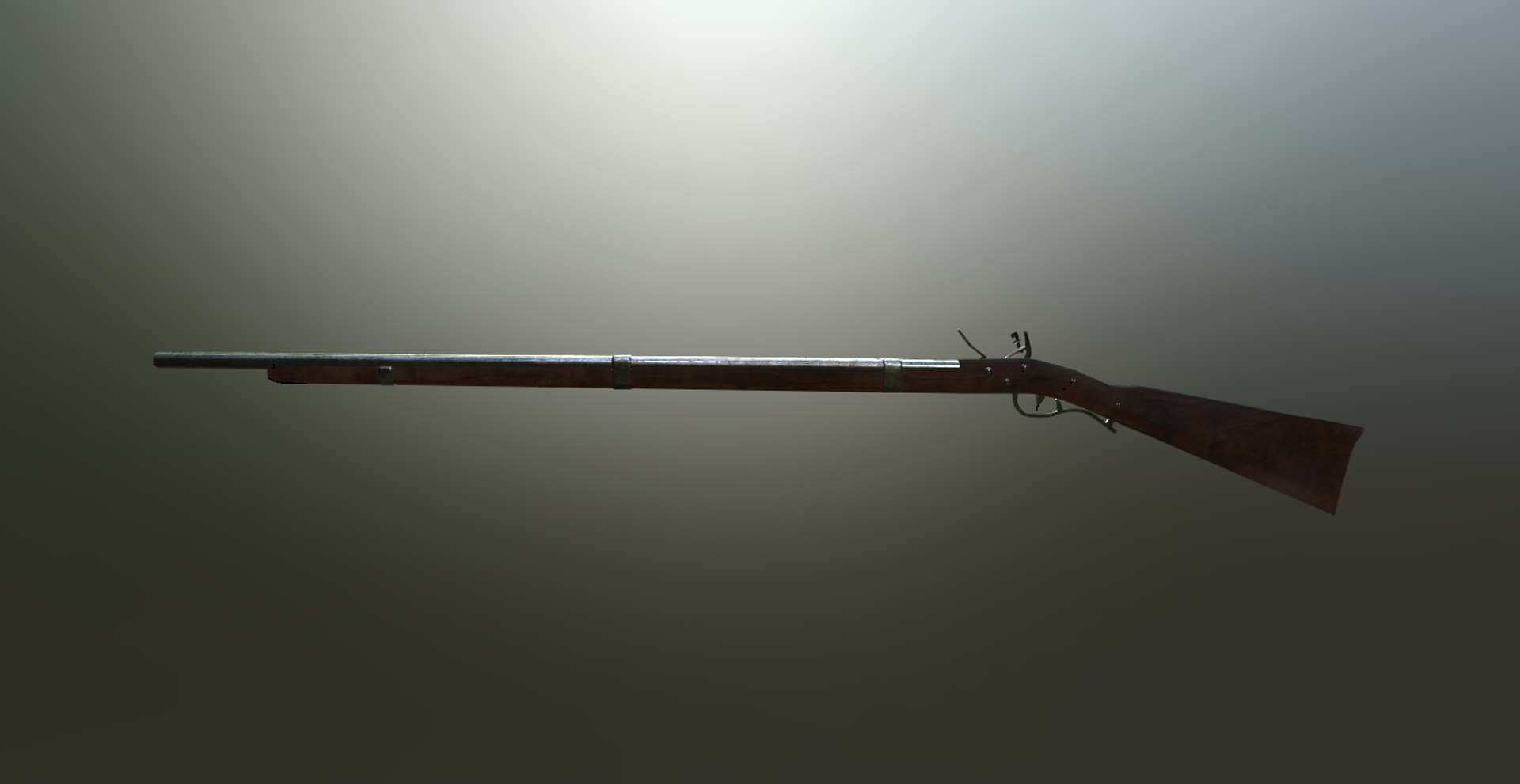 springfield 1842 3d obj