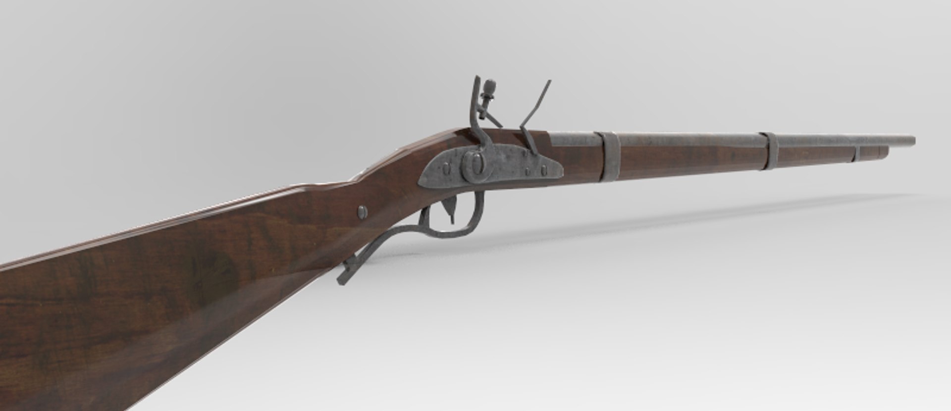 springfield 1842 3d obj