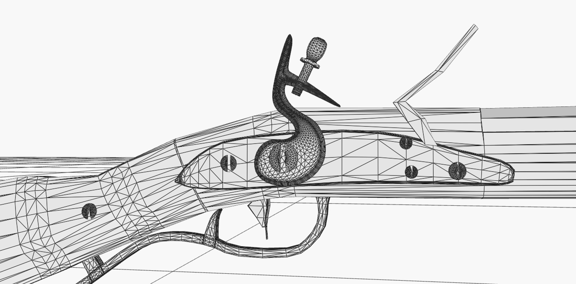 springfield 1842 3d obj
