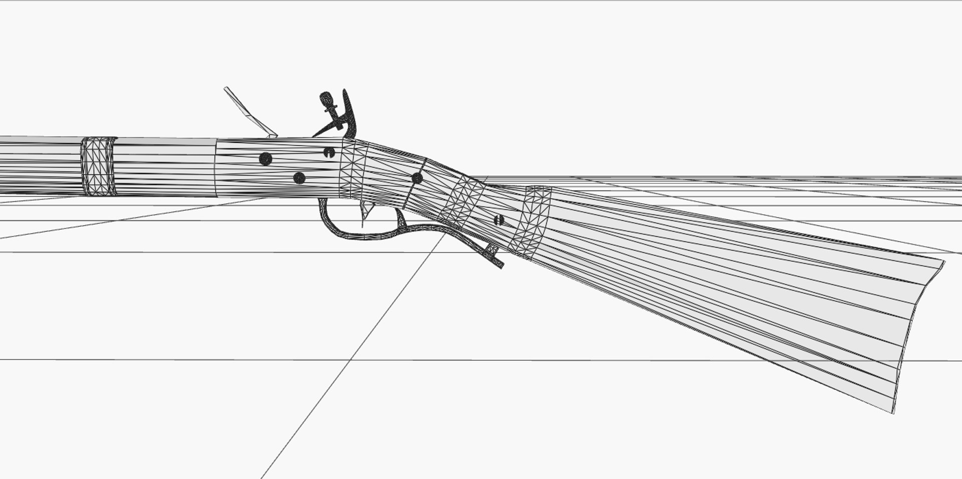 springfield 1842 3d obj